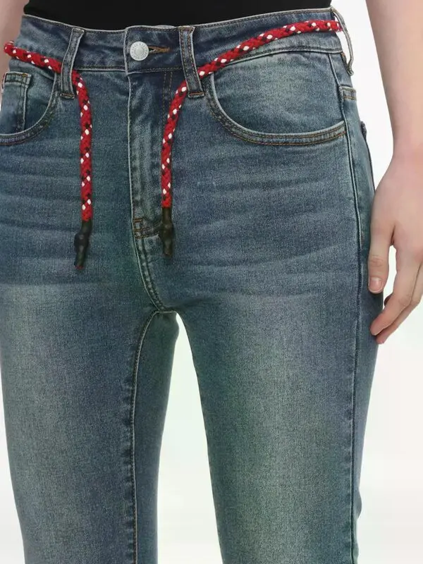 A BATHING APE Braided Straight-leg Jeans