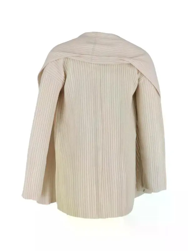Theory Ribbed Open-front Cardigan
