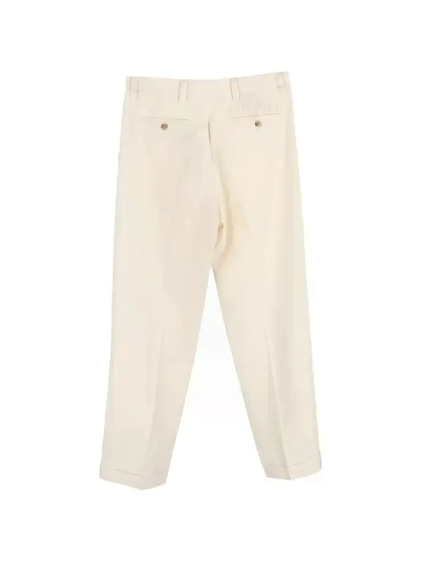 Miu Miu Belt-loop Cotton Trousers