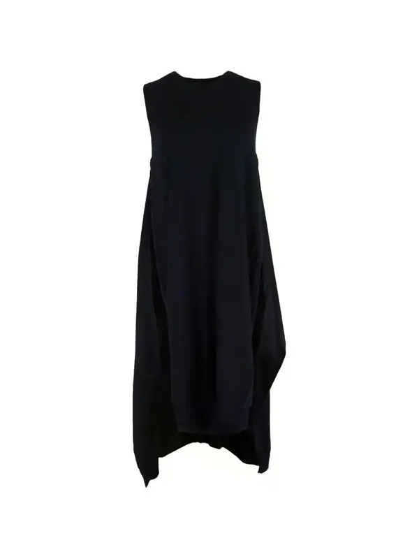 See By Chloé Side-slit Ribbed Midi Dress