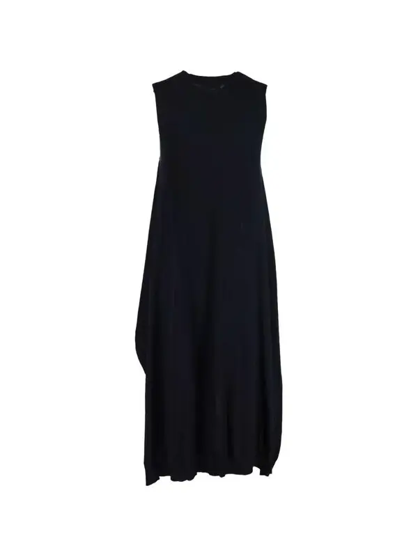 See By Chloé Side-slit Ribbed Midi Dress