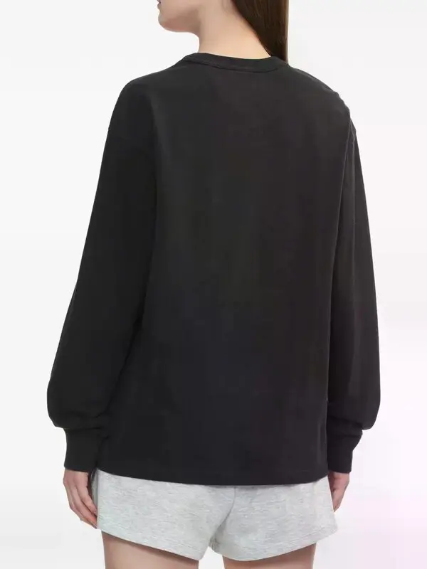 A BATHING APE Long-sleeve T-shirt With Chest Pocket - Black