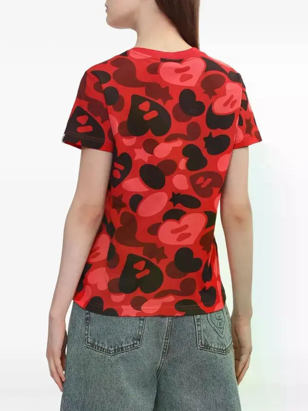 A BATHING APE Logo T-shirt - Red