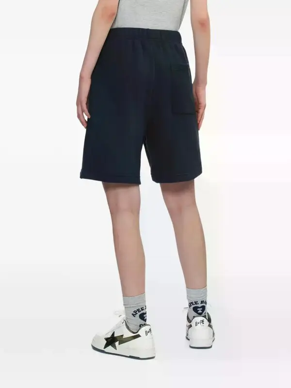 A BATHING APE Apee™ * Logo Graphic Shorts - Blue