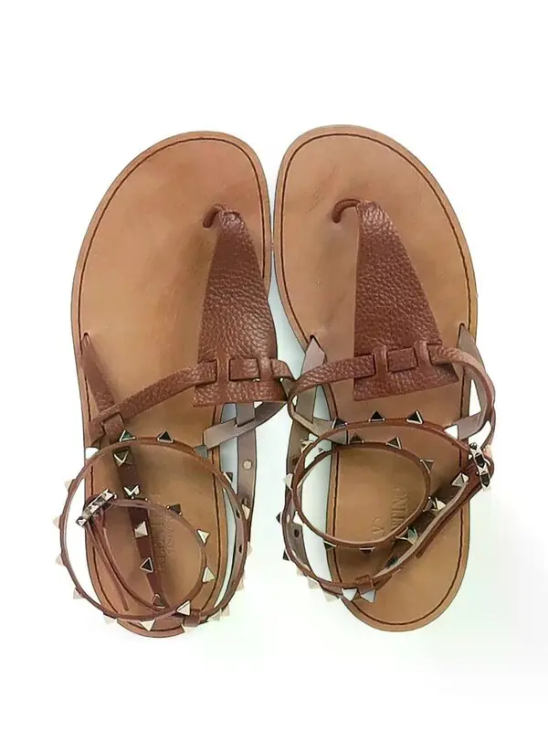 Valentino Garavani Rockstud-embellished T-strap Sandals