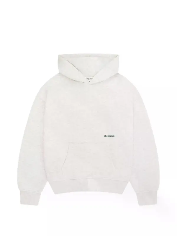ABOUT:BLANK Logo-print Hoodie - Grey