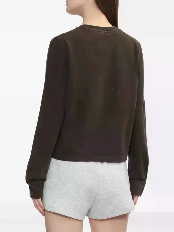A BATHING APE Long-sleeve Appliqué T-shirt