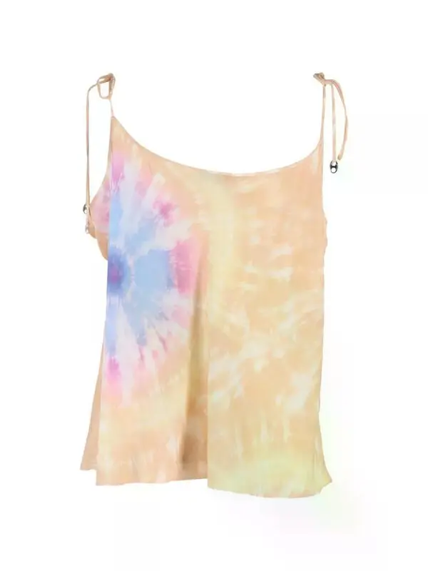 Rabanne Tie-dyed Self-tie Top