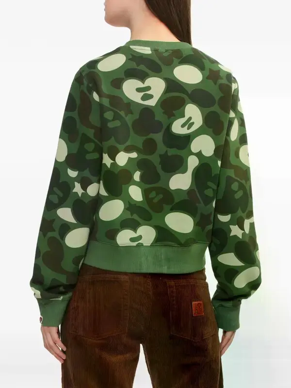 A BATHING APE Camouflage Crewneck Knitwear