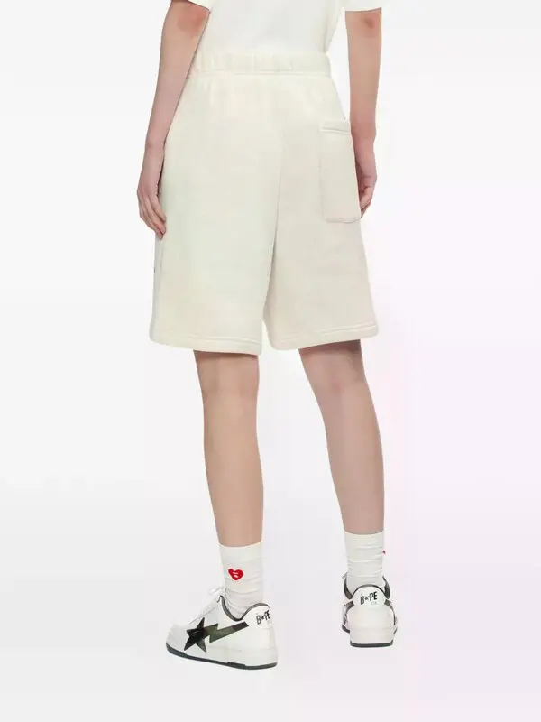A BATHING APE Graphic Detail Shorts - Neutrals