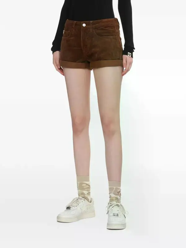 A BATHING APE Corduroy Cuffed Shorts