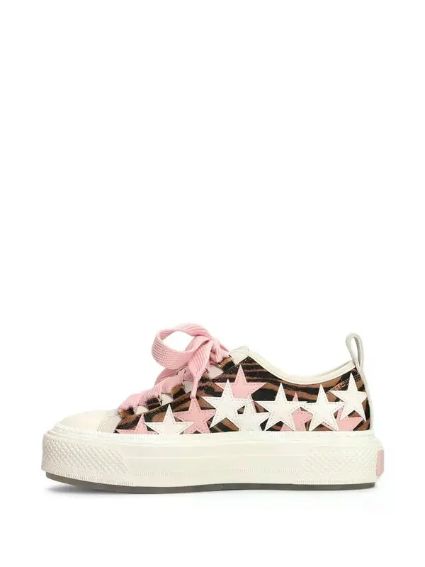Amiri Star-pattern Lace-up Sneakers - Brown