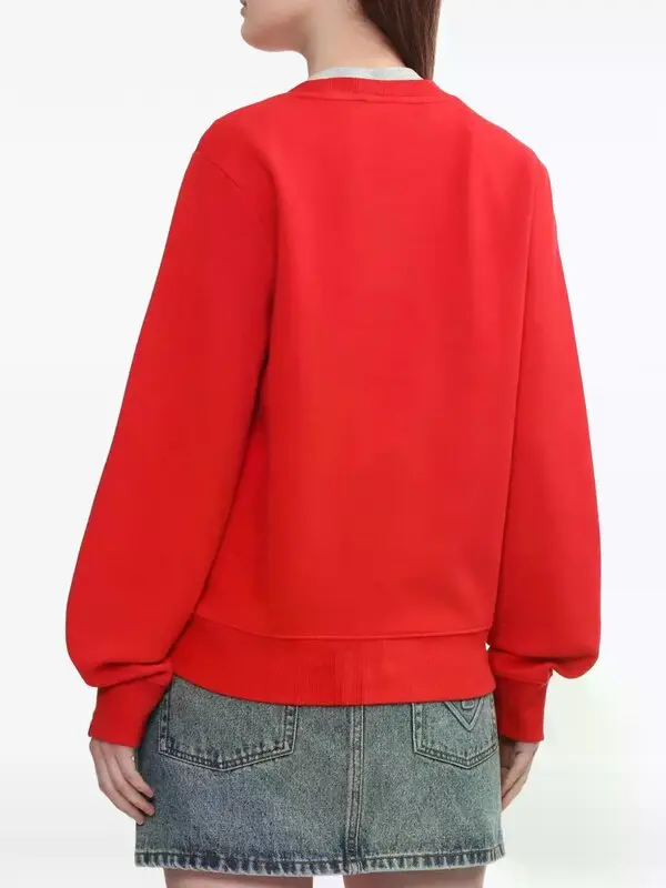A BATHING APE Heart Badge Sweatshirt - Red