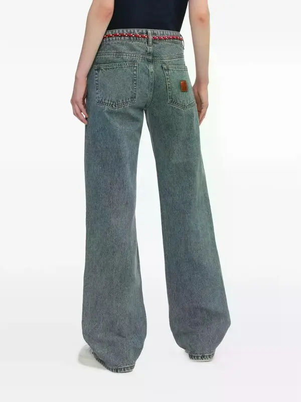 A BATHING APE Apee™ * Rope Wide-leg Jeans
