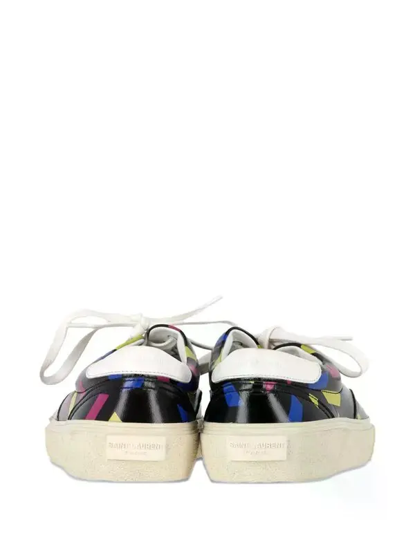 Saint Laurent Printed Lace-up Sneakers