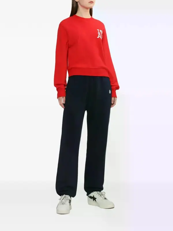 A BATHING APE Graphic Sweater - Red