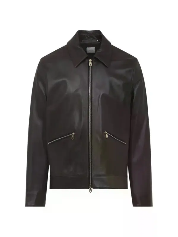 Paul Smith Zipped Leather Jacket
