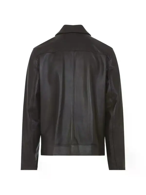 Paul Smith Zipped Leather Jacket