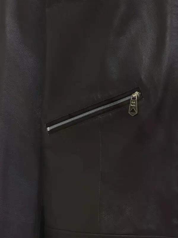 Paul Smith Zipped Leather Jacket