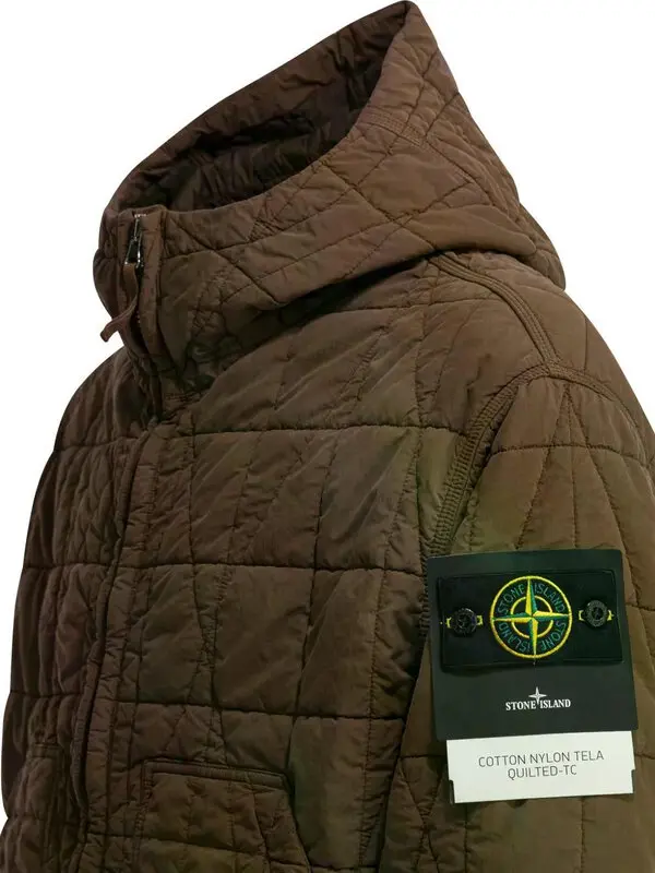 Stone Island Hooded Quilted Jacket