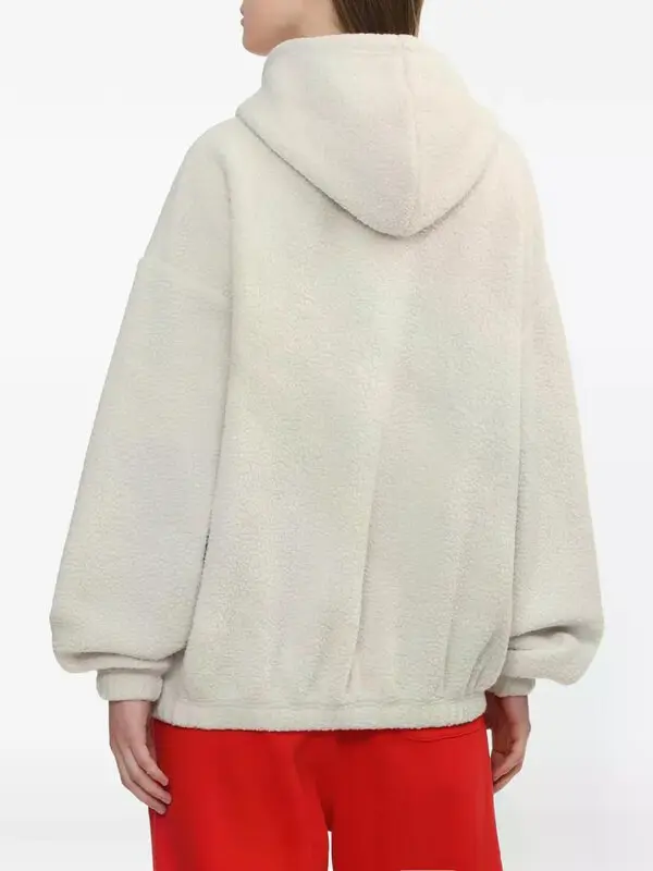 A BATHING APE Appliqué Hooded Sweater - Neutrals