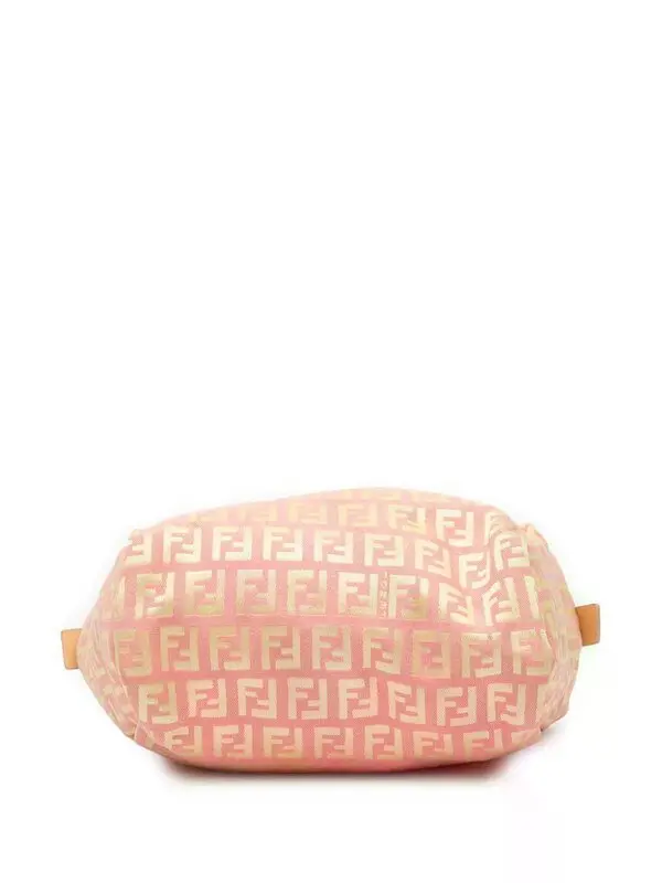 Fendi Mini Zucchino Canvas Handbag - Pink