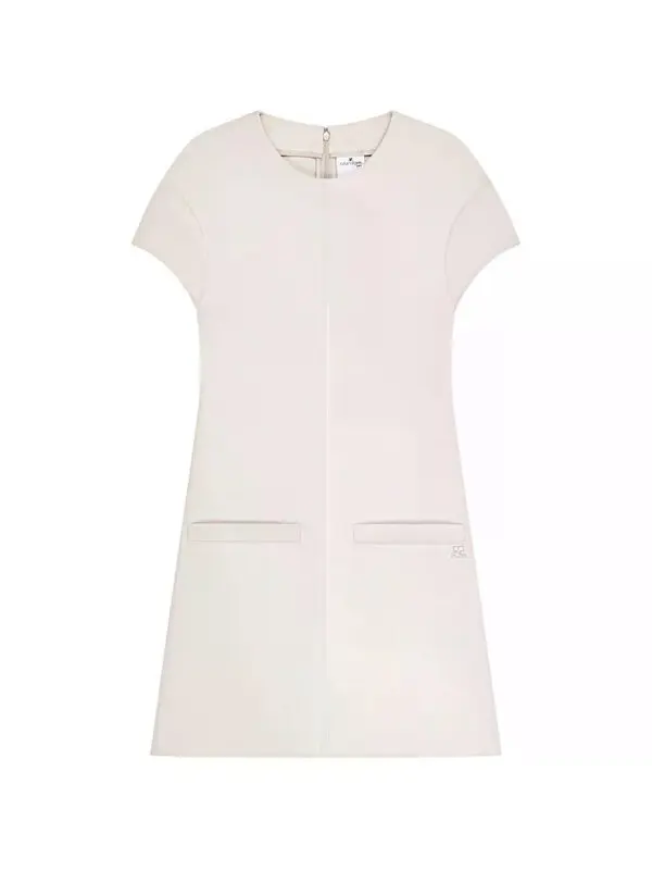 COURREGES Pocket Mini Dress - Neutrals