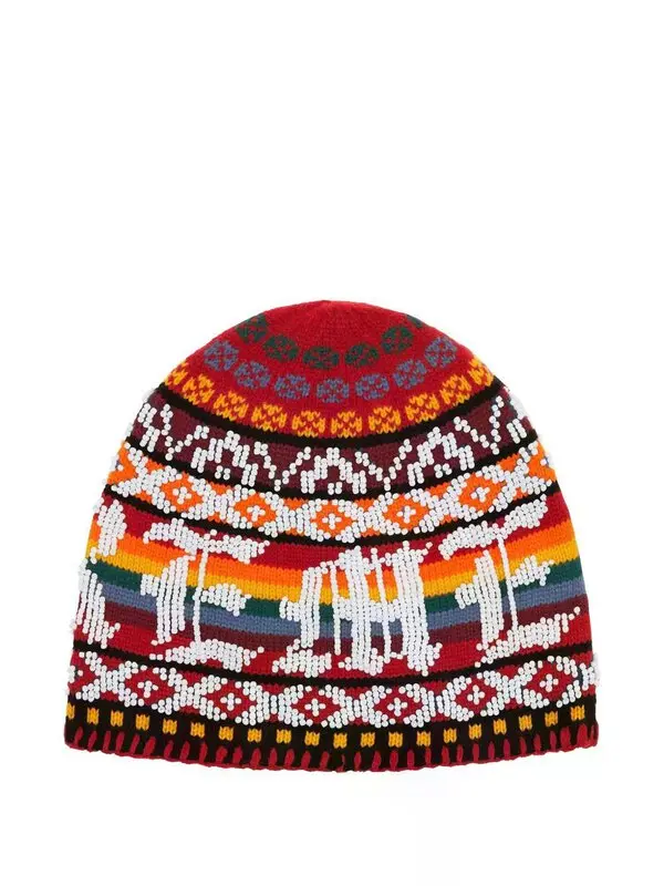 Supreme Beaded Beanie - Red
