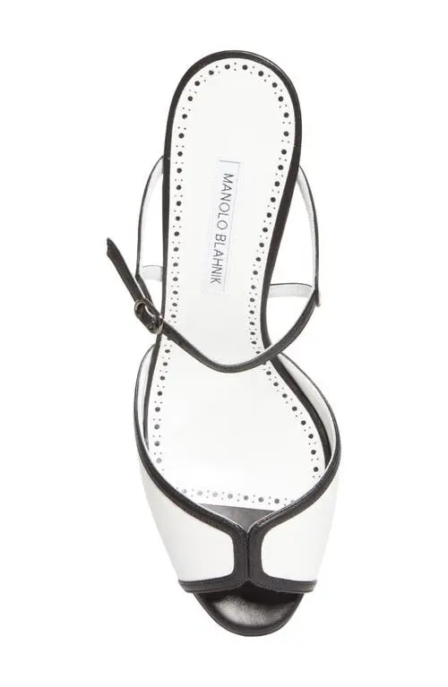 Manolo Blahnik Versari Slide Sandal