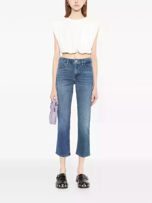 FRAME High Straight Jeans