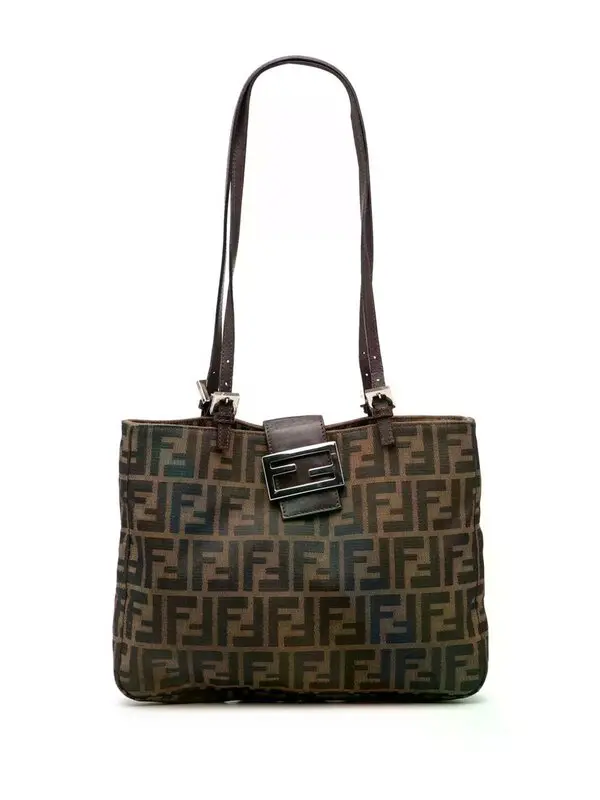 Fendi Zucca Canvas Shoulder Bag