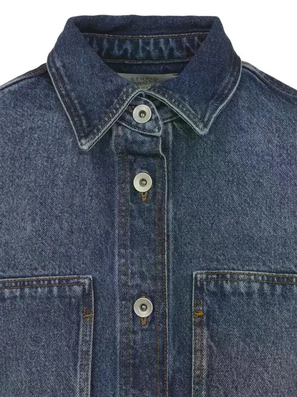 Studio Nicholson Pocketed Denim Shirt Jacket