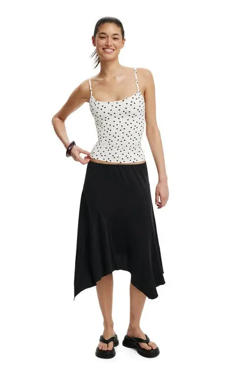 COTTON ON Sandy Midi Skirt - Black