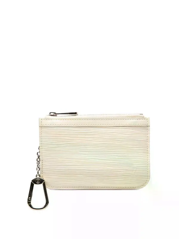 LOUIS VUITTON 2011 Epi Pochette Cles Coin Pouch - White