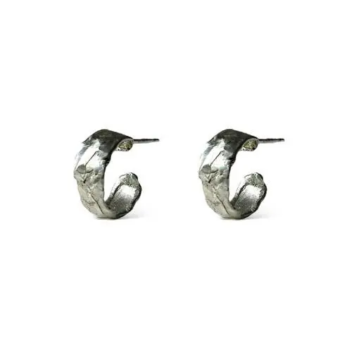 SAINT VAGABOND Utu Hoop Earrings - Sterling Silver