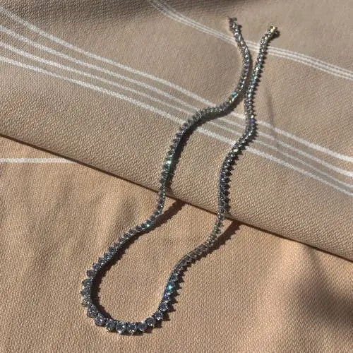 LENI JAMES The Liz Graduated Tennis Necklace