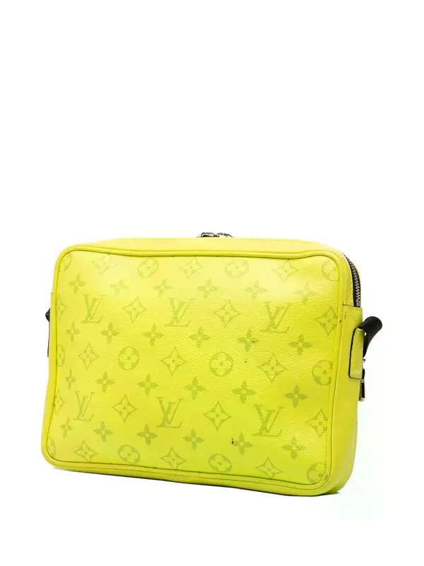 LOUIS VUITTON 2019 Monogram Taigarama Outdoor Messenger Bag - Yellow