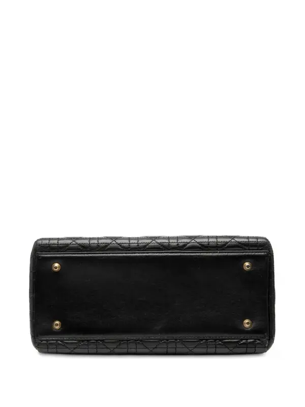Dior 1997 Lambskin Cannage Lady Satchel
