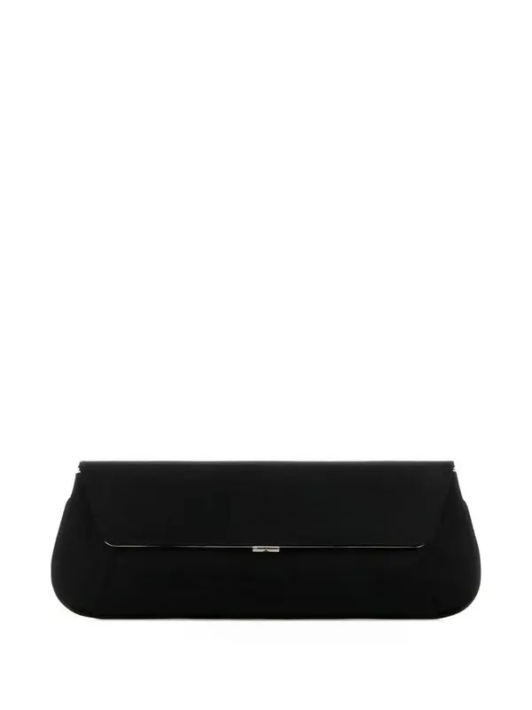 Amina Muaddi Ami Clutch Bag - Black