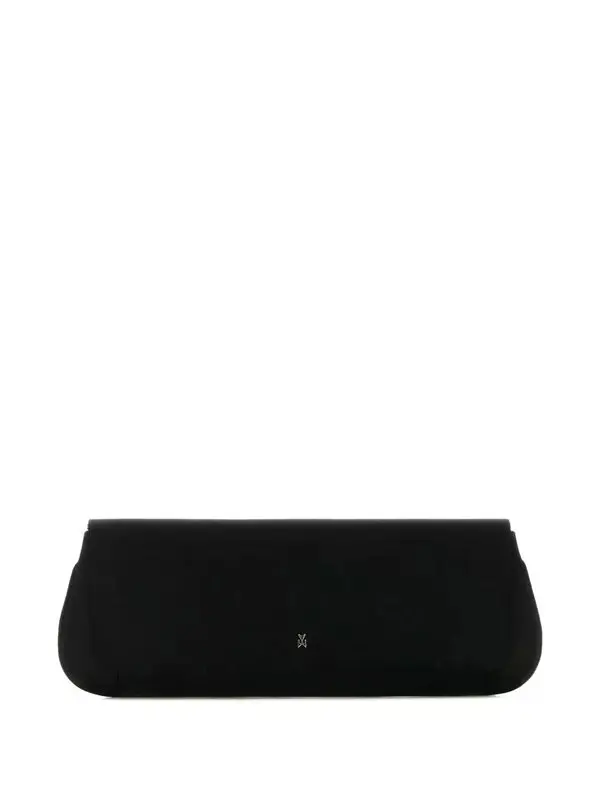 Amina Muaddi Ami Clutch Bag - Black