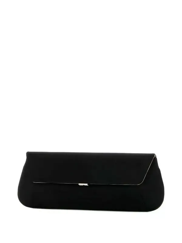 Amina Muaddi Ami Clutch Bag - Black