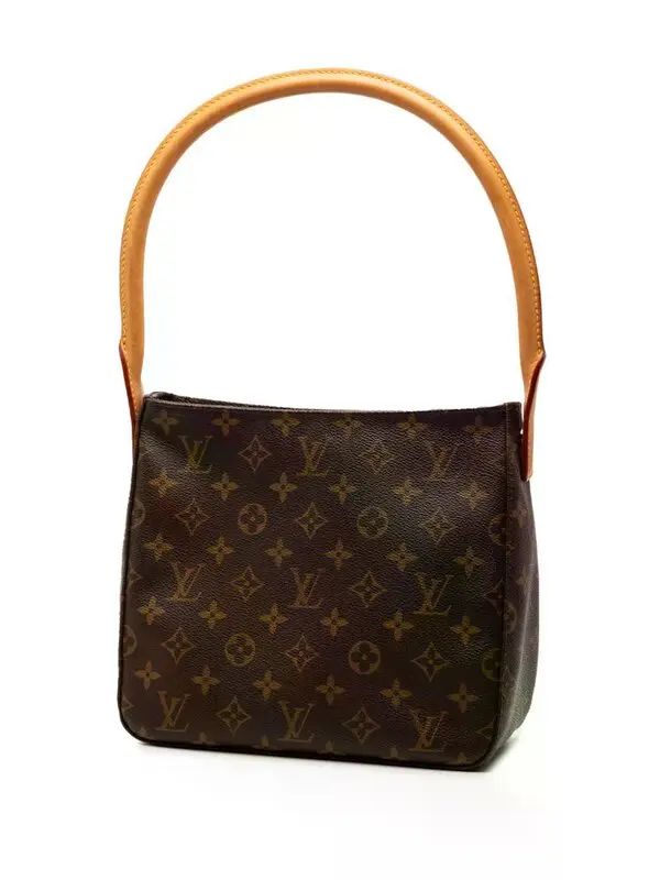 LOUIS VUITTON 2002 Monogram Looping Mm Shoulder Bag - Brown