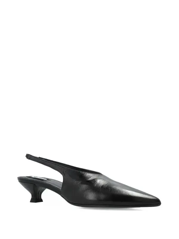 ALOHAS Point-toe Kitten Heel Slingbacks