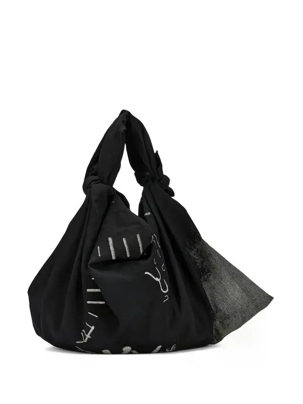 Y’s Furoshiki Tote Bag - Black