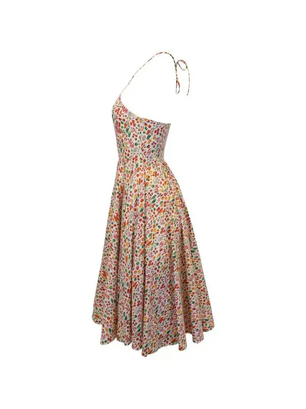 Caroline Constas Gretta Printed Midi Dress