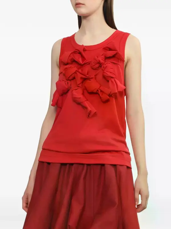 Comme Des Garçons Bow-embellished Top