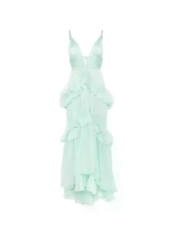 MARIA LUCIA HOHAN Ruffled Maxi Dress