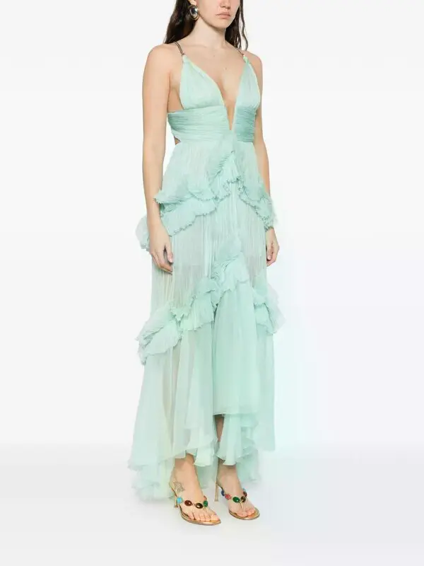MARIA LUCIA HOHAN Ruffled Maxi Dress