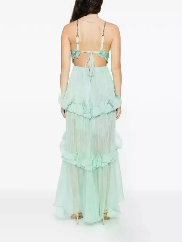 MARIA LUCIA HOHAN Ruffled Maxi Dress