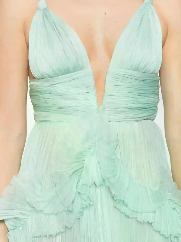 MARIA LUCIA HOHAN Ruffled Maxi Dress